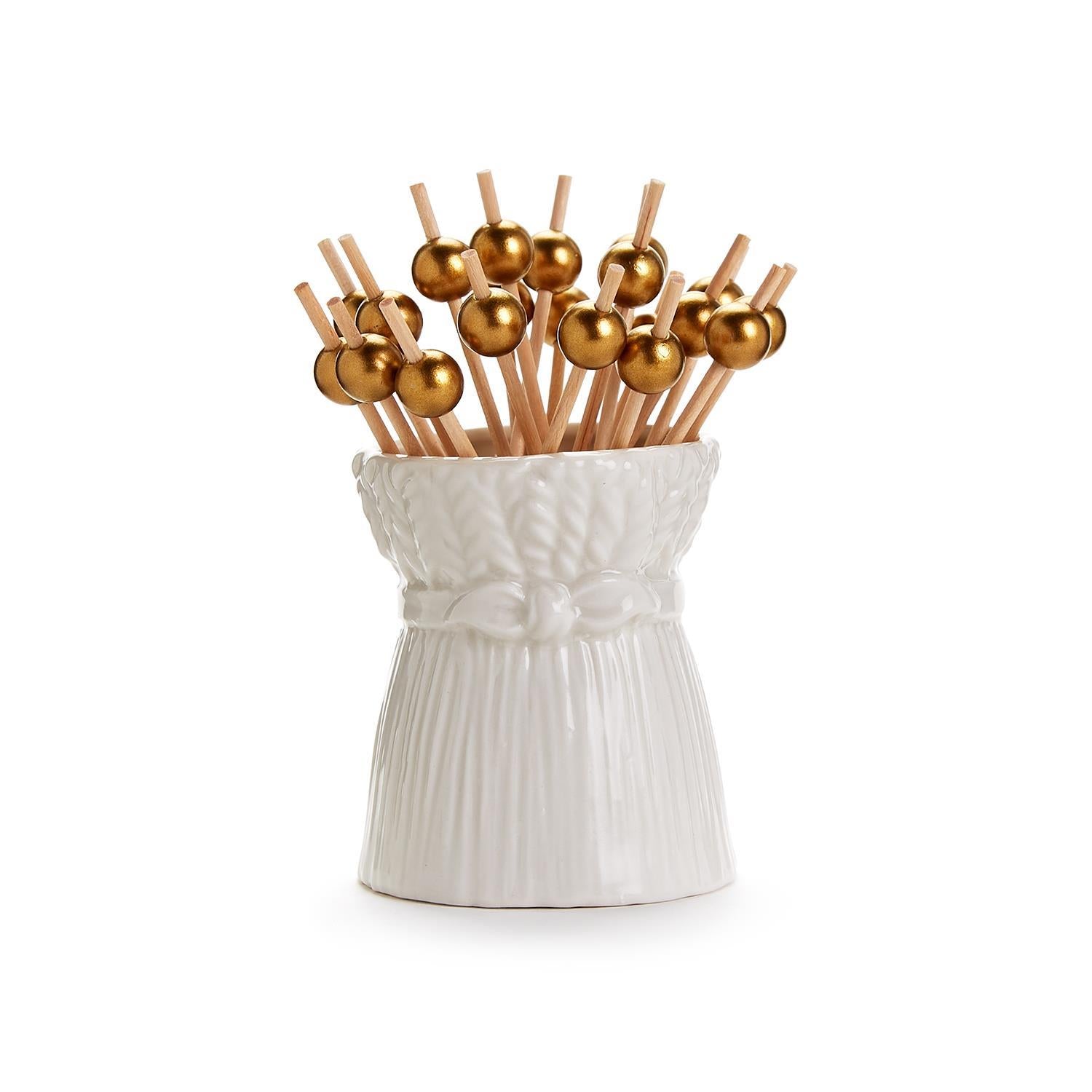 Sheaf of Wheat Cocktail Picks – Katherine Young Home