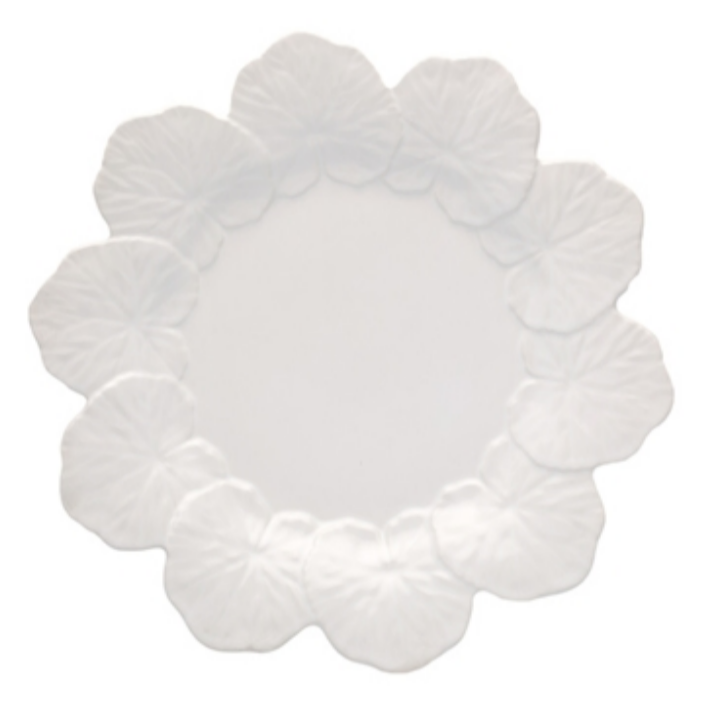 Geranium Dinner Plate - White - Set of 4 – Katherine Young Home